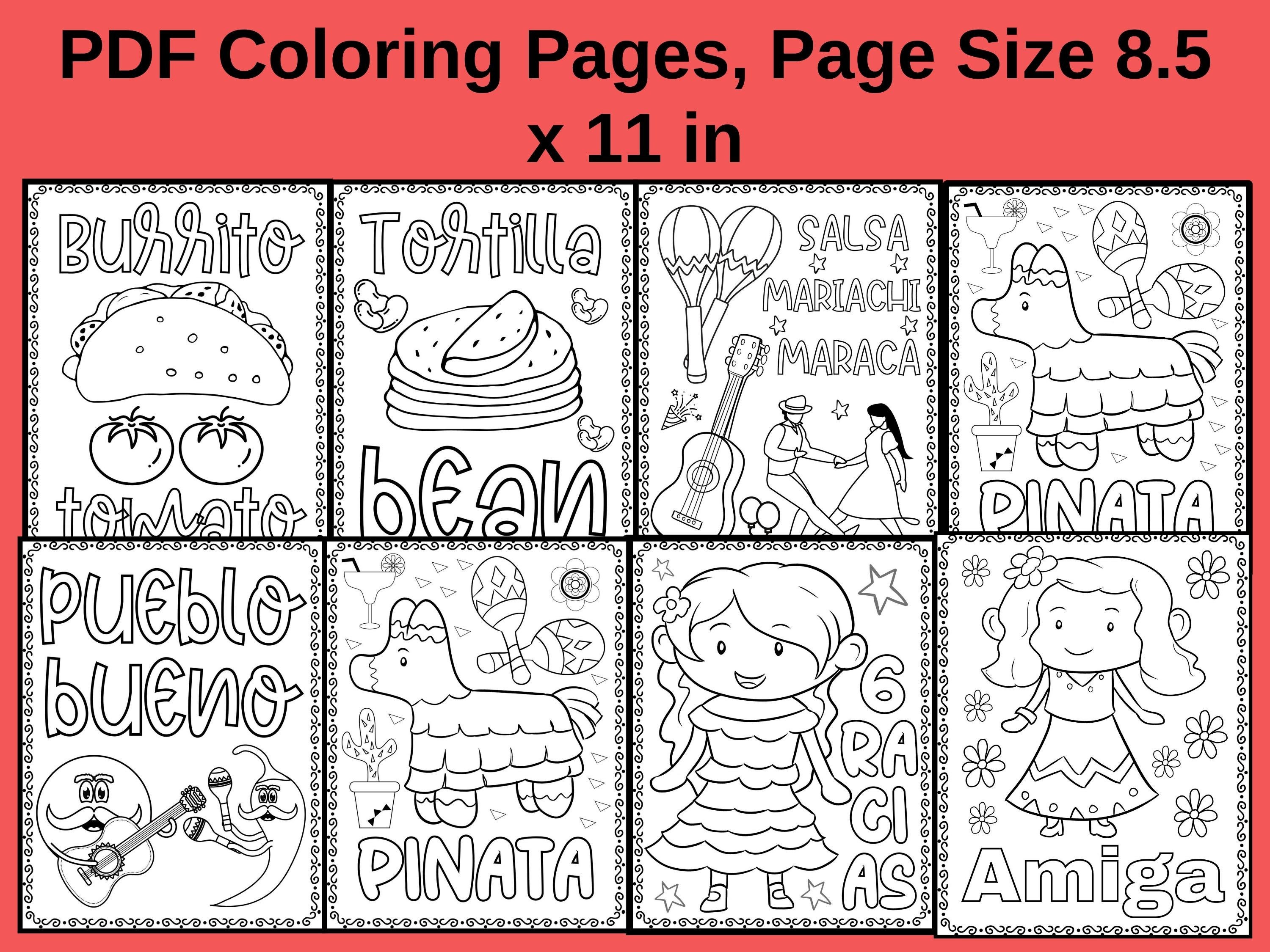 Printable Cinco De Mayo Coloring Sheets | 20 Pretty Cinco De Mayo ...