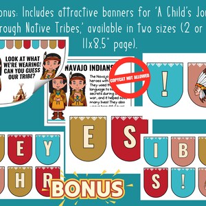 A Childs Journey Through Native Tribes Interactive Posters Set Native ...