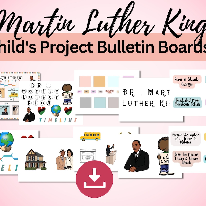 Martin Luther King Bulletin Board Ideas - Etsy