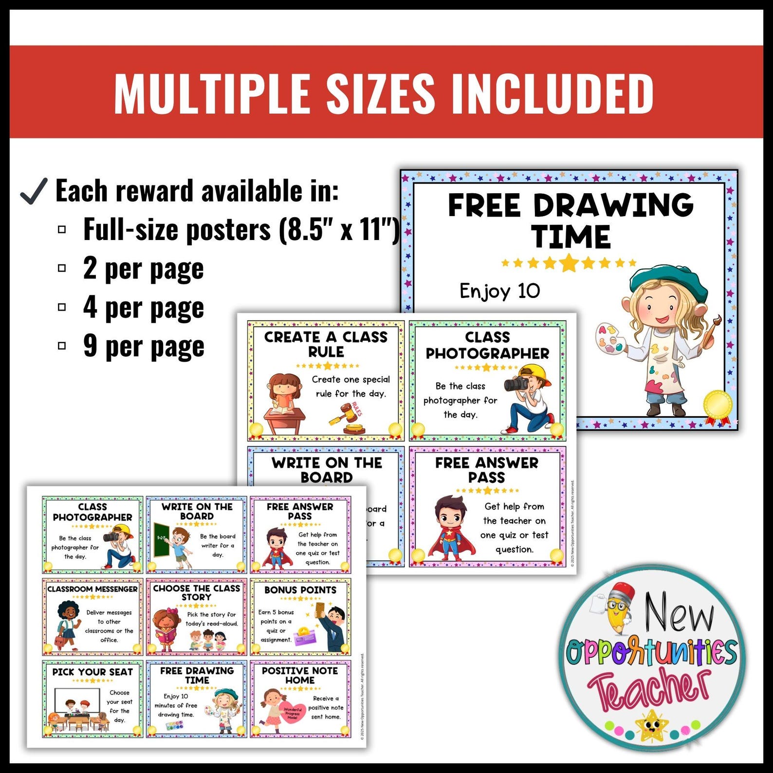 No Cost Student Reward Coupons – Class Reward Incentives EDITABLE ...