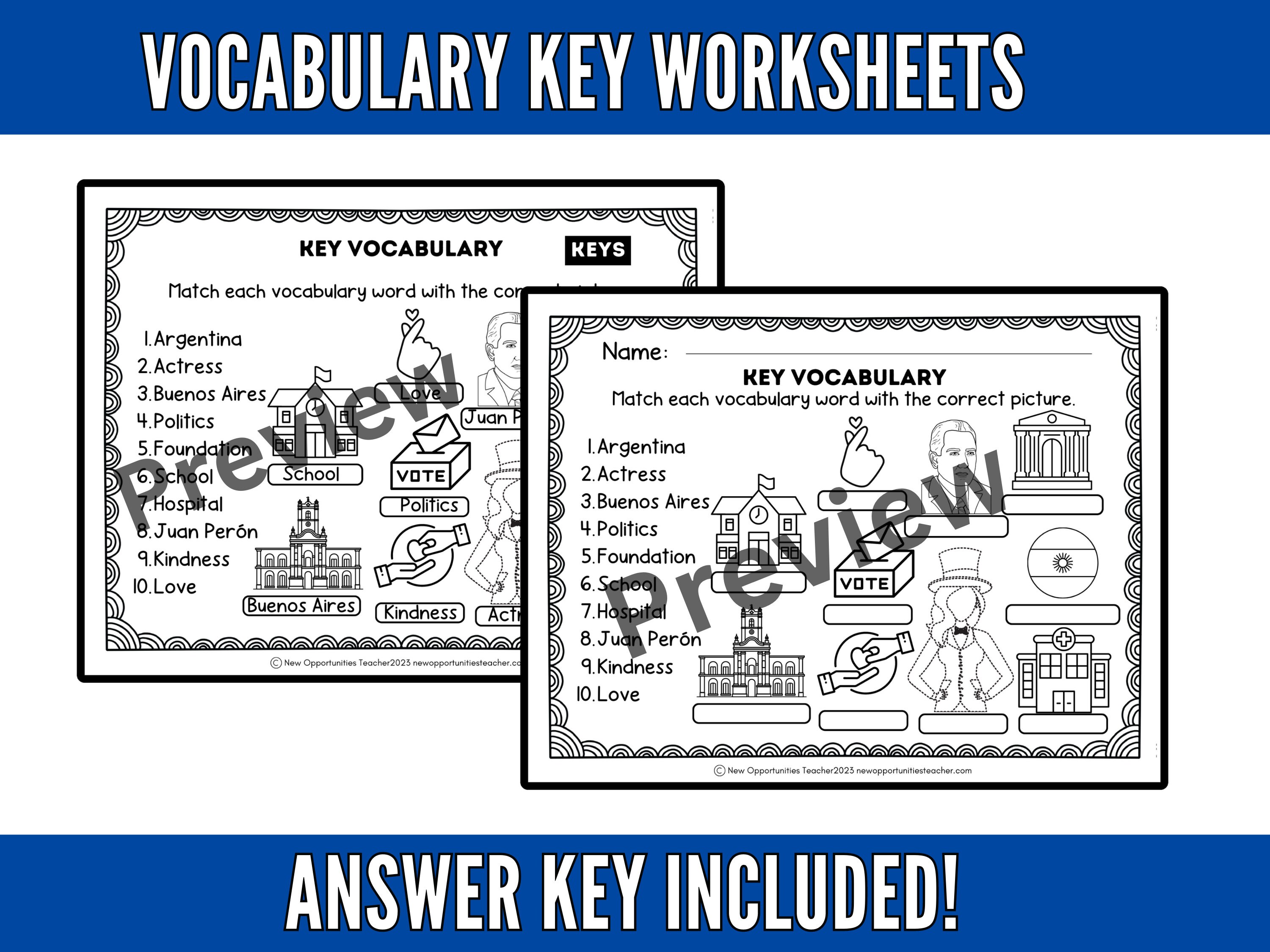 Eva Perón Reading Comprehension Passages and Questions Timeline ...