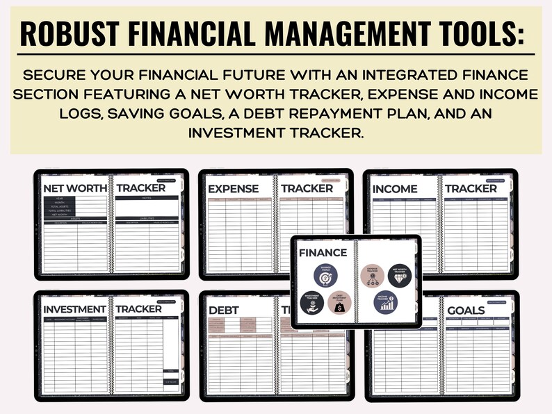 2024 Productivity Digital Planner for Innovators Hyperlinked Monthly ...