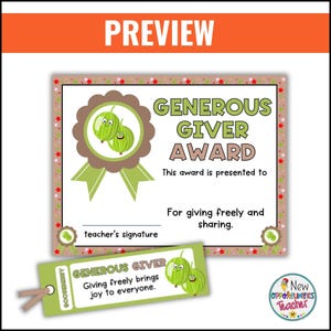 Fruits of the Spirit Silly End of Year Student Awards Editable Canva ...