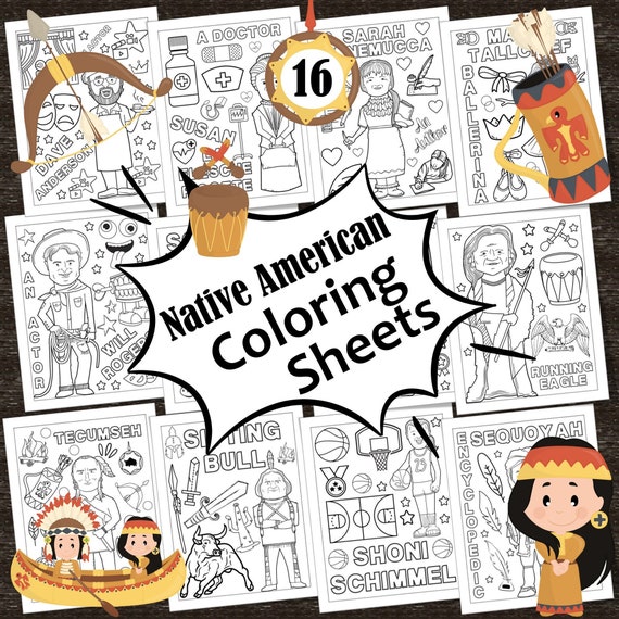 Native American Heritage Month Coloring Pages [2025]