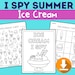 Beach Day I SPY Ice Cream I SPY Watermelon I SPY Printable Summer I Spy ...
