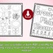 Printable Spring Easter Coloring Pages Springtime Coloring Sheets April ...