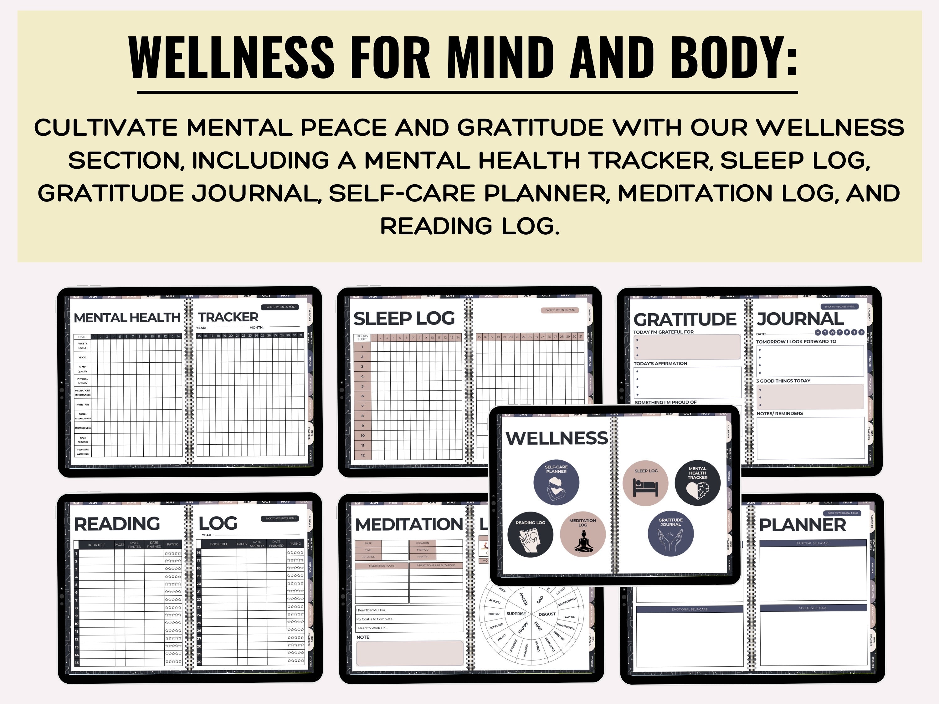 2024 Productivity Digital Planner for Innovators Hyperlinked Monthly ...