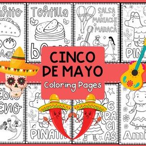 Printable Cinco De Mayo Coloring Sheets | 20 Pretty Cinco De Mayo ...