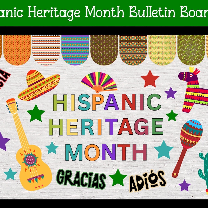 Hispanic Heritage Month Clipart - Etsy