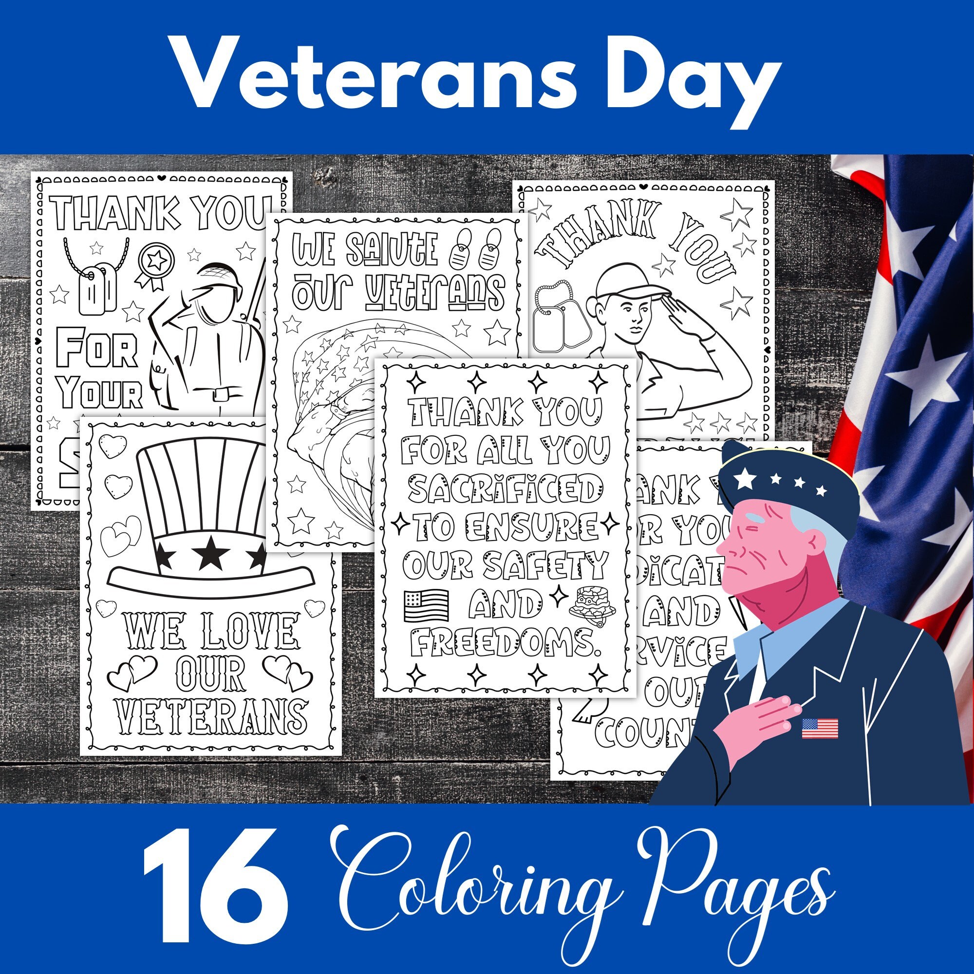 Veterans Day Activities for Kids Bundle Veteran's Day Games Patriotic ...