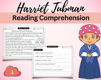 Black History Month Reading Comprehension Thurgood Marshall - Etsy
