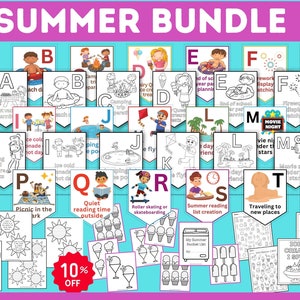 ABC Countdown to Summer Bulletin Board | Alphabet Countdown Pennants ...