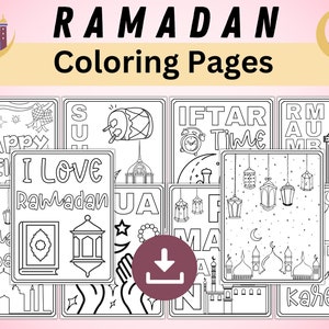 Ramadan Mubarak Coloring Pages | Islamic Coloring Coloring Sheets ...