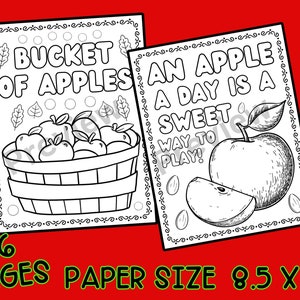 Apple Coloring Pages | Apples Coloring Sheets | Fall Autumn Coloring ...