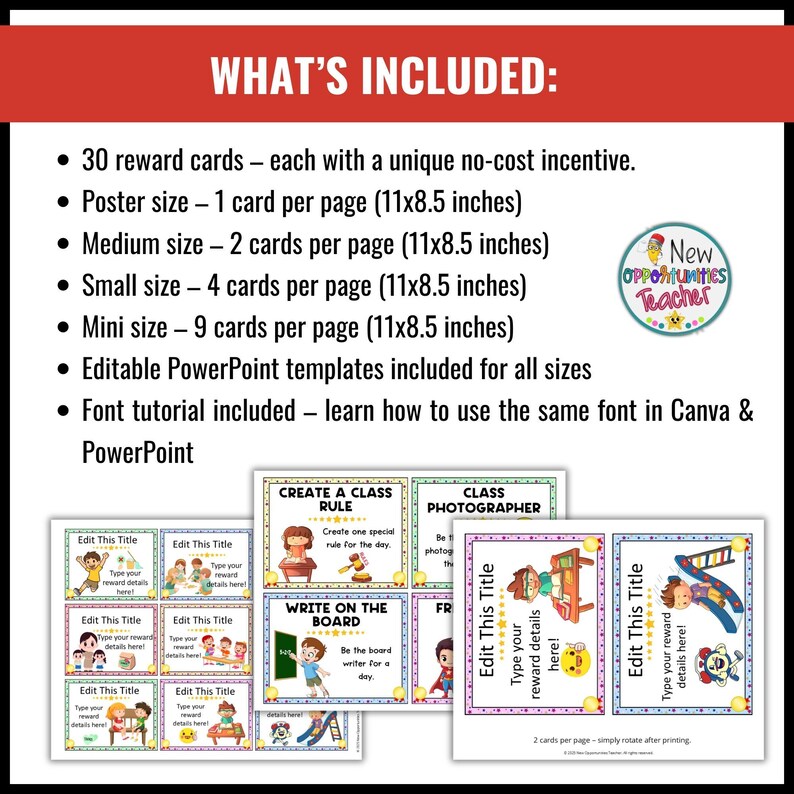 No Cost Student Reward Coupons – Class Reward Incentives EDITABLE ...