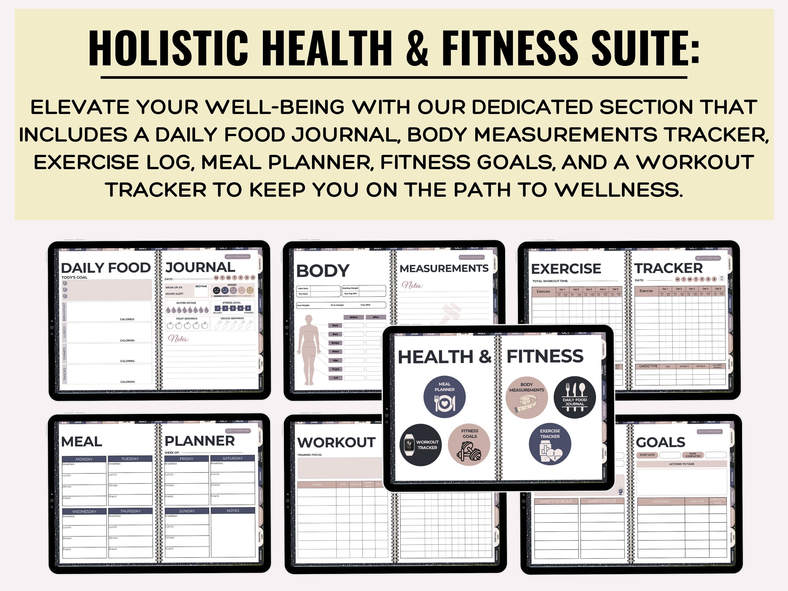 2024 Productivity Digital Planner for Innovators Hyperlinked Monthly ...