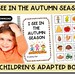 Autumn Adapted Book, Special Education, Interactive Learning (digital ...