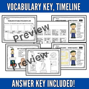 Pablo Picasso Reading Comprehension | Hispanic Heritage Month K-2 ...