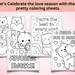 Valentine's Day Coloring Pages | Cute and Love Animal Coloring Sheets ...