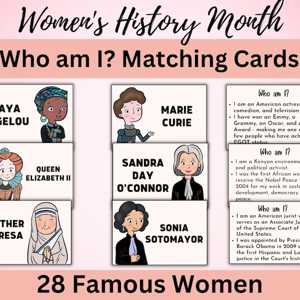 Famous Women Cards - Etsy