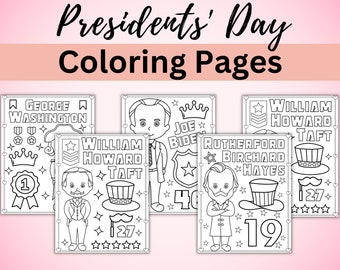 Printable February Coloring - Etsy