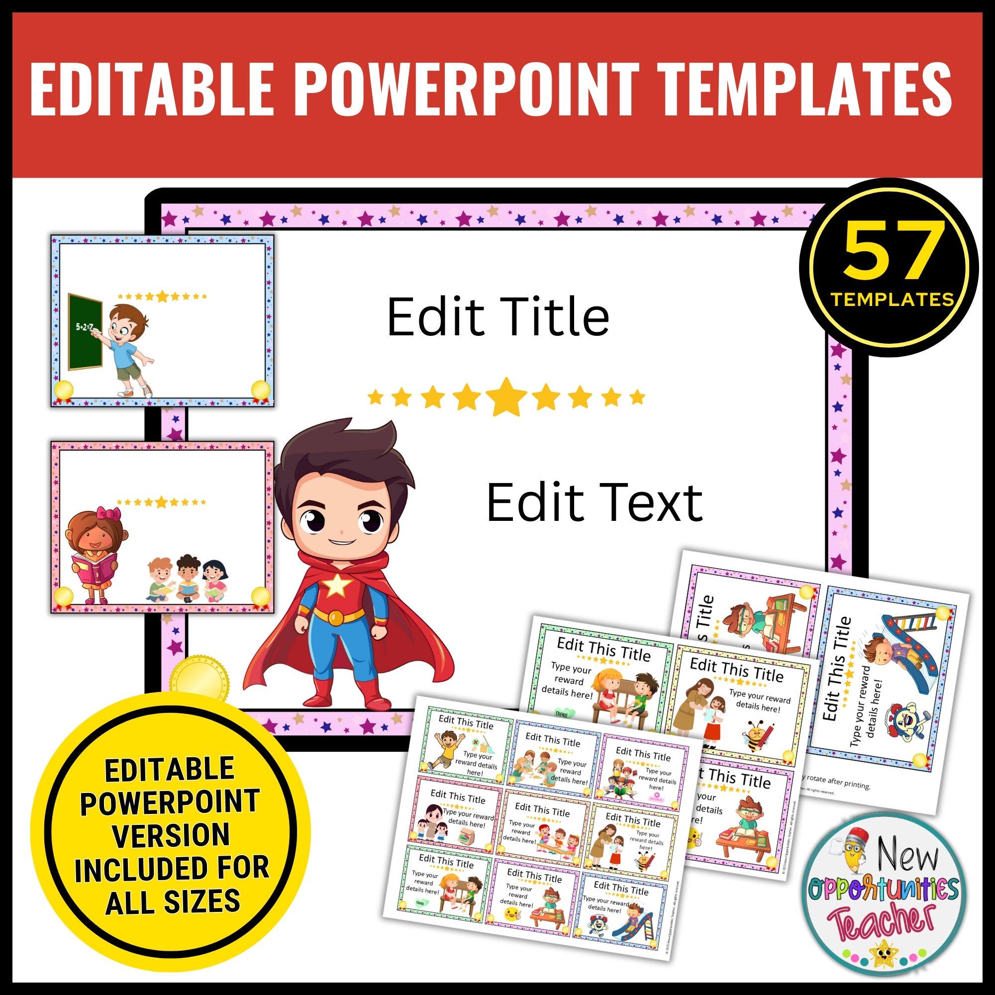 No Cost Student Reward Coupons – Class Reward Incentives EDITABLE ...