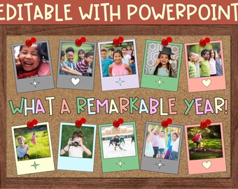 Photo Frame Memories End of the Year Bulletin Board Display Kit ...