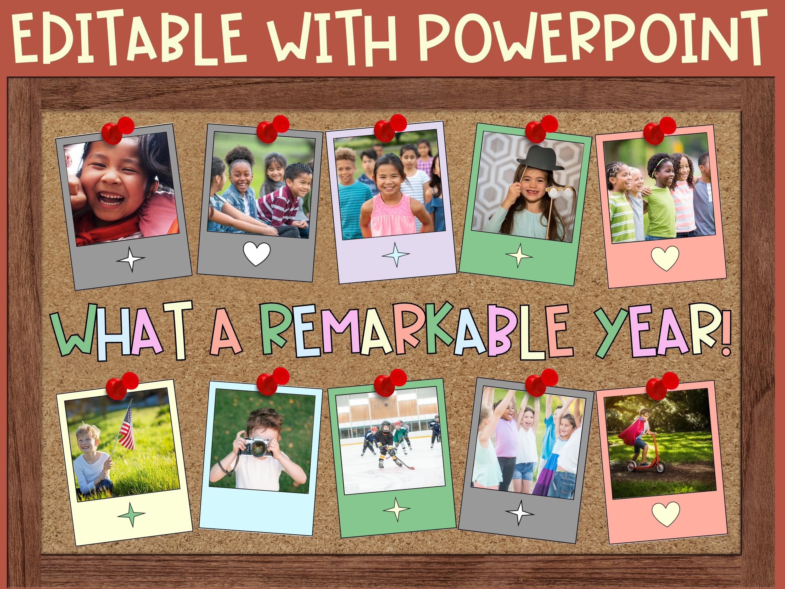 Photo Frame Memories End of the Year Bulletin Board Display Kit ...