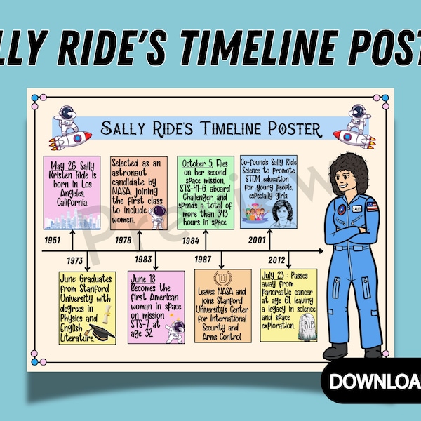 Sally Ride - Etsy