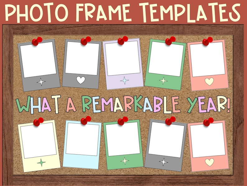 Photo Frame Memories End of the Year Bulletin Board Display Kit ...