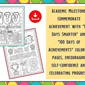 100 Days of School Coloring Pages | 100th Day of School Coloring Sheets ...