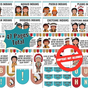 A Childs Journey Through Native Tribes Interactive Posters Set Native ...