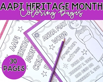 Printable Asian American & Pacific Islander Heritage Month Coloring ...