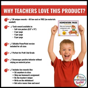 No Cost Student Reward Coupons – Class Reward Incentives EDITABLE ...