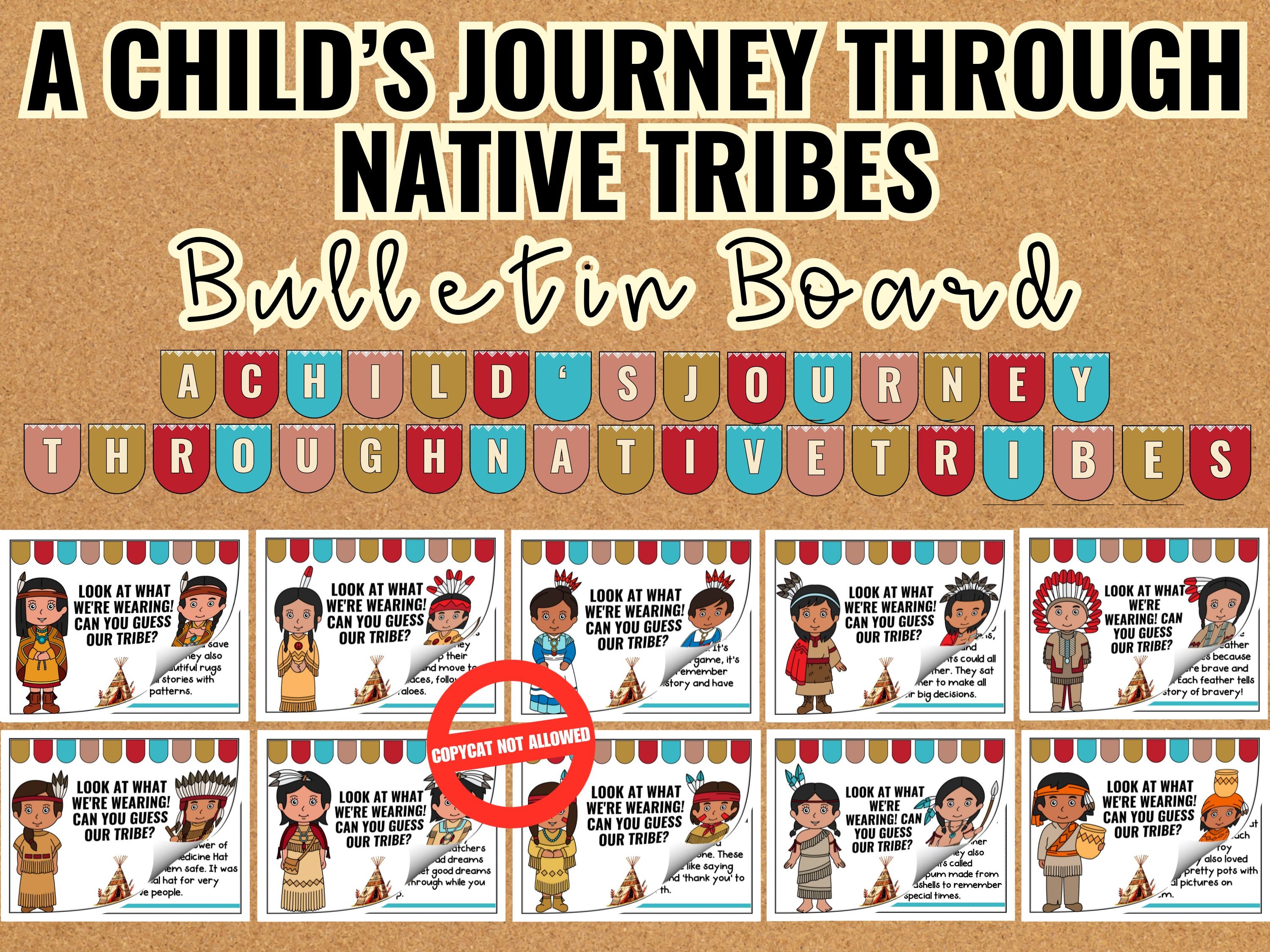 A Childs Journey Through Native Tribes Interactive Posters - Etsy