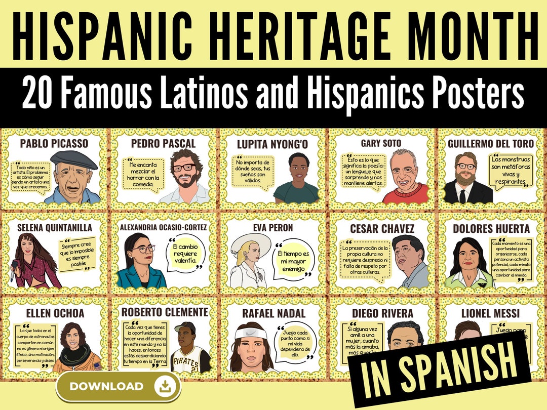 Hispanic Heritage Month Inspirational Quotes in Spanish | Hispanic ...