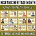 Hispanic Heritage Month Inspirational Quote Posters | Classroom Decor ...