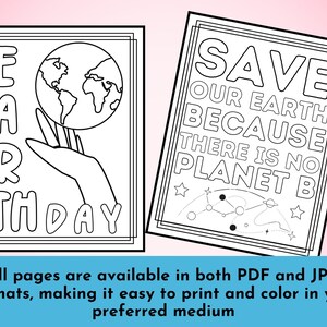 Printable Earth Day Coloring Pages | Earth Day Coloring Sheets | Earth ...