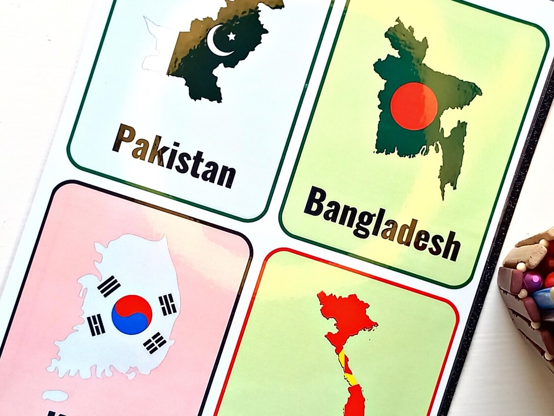 Printable Asian American & Pacific Islander Heritage Month Countries ...