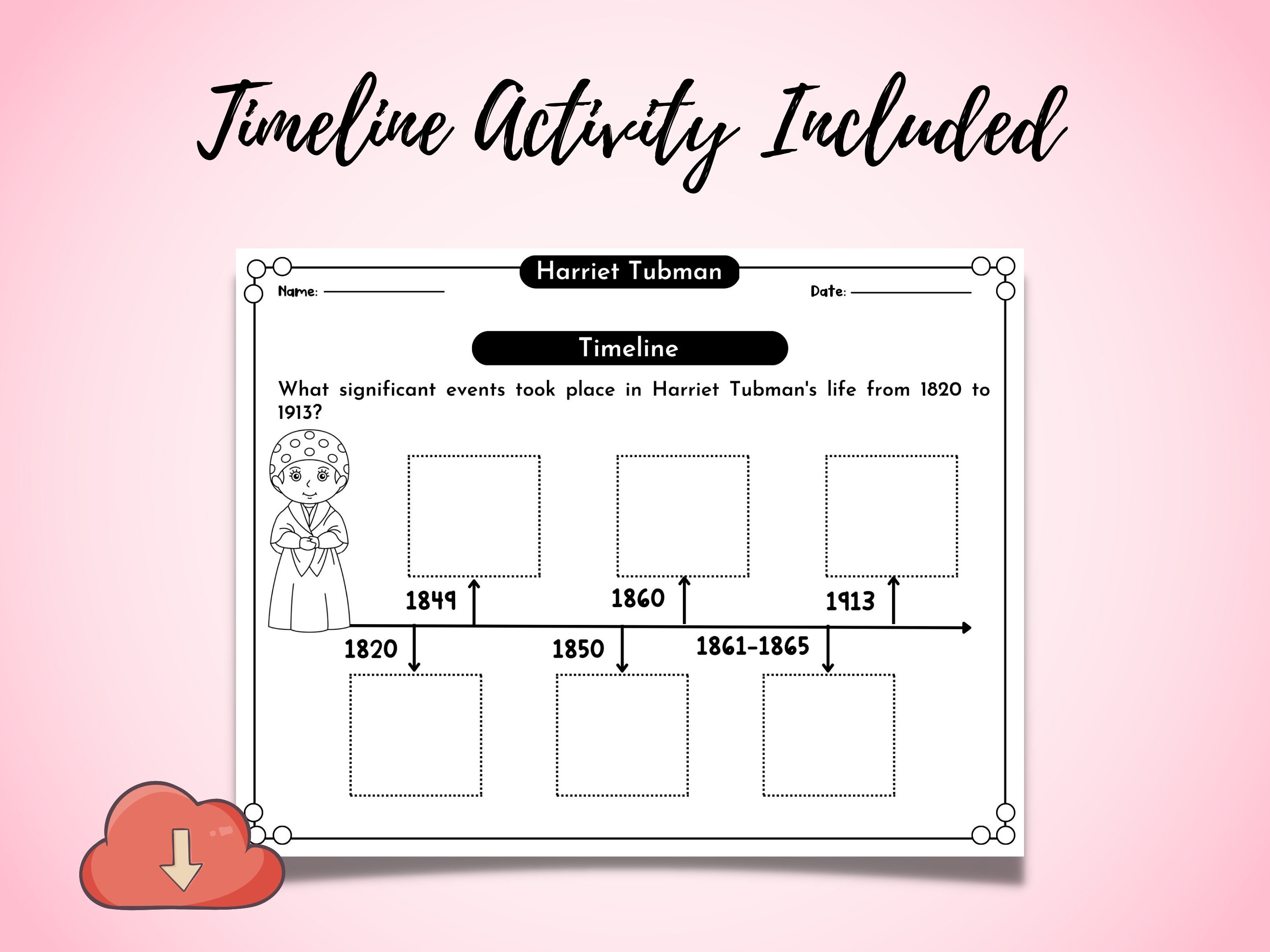 2nd Grade Timeline Practice