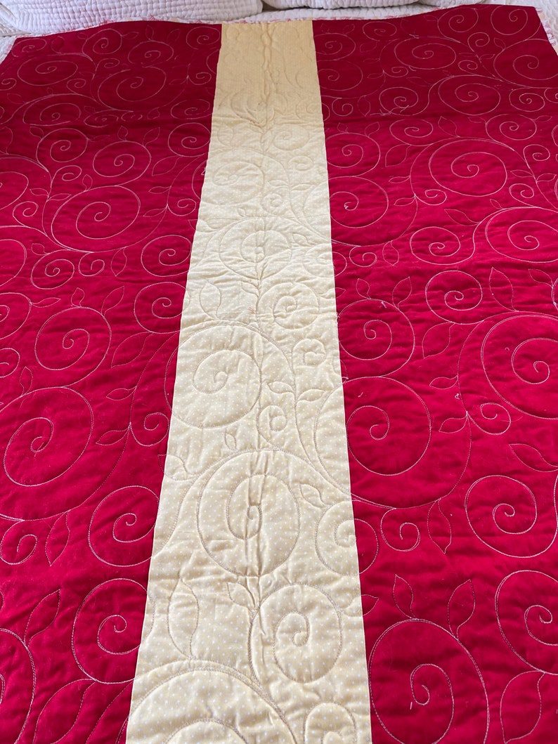 Red and Yellow Kids Quilt - Etsy