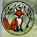 Fox Stained Glass Pattern, Stained Glass Patterns, Digital Download ...