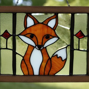 Fox Stained Glass Pattern, Stained Glass Patterns, Digital Download ...