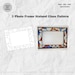 Stained Glass Photo Frame Pattern: 3 Designs (digital Download, PDF ...