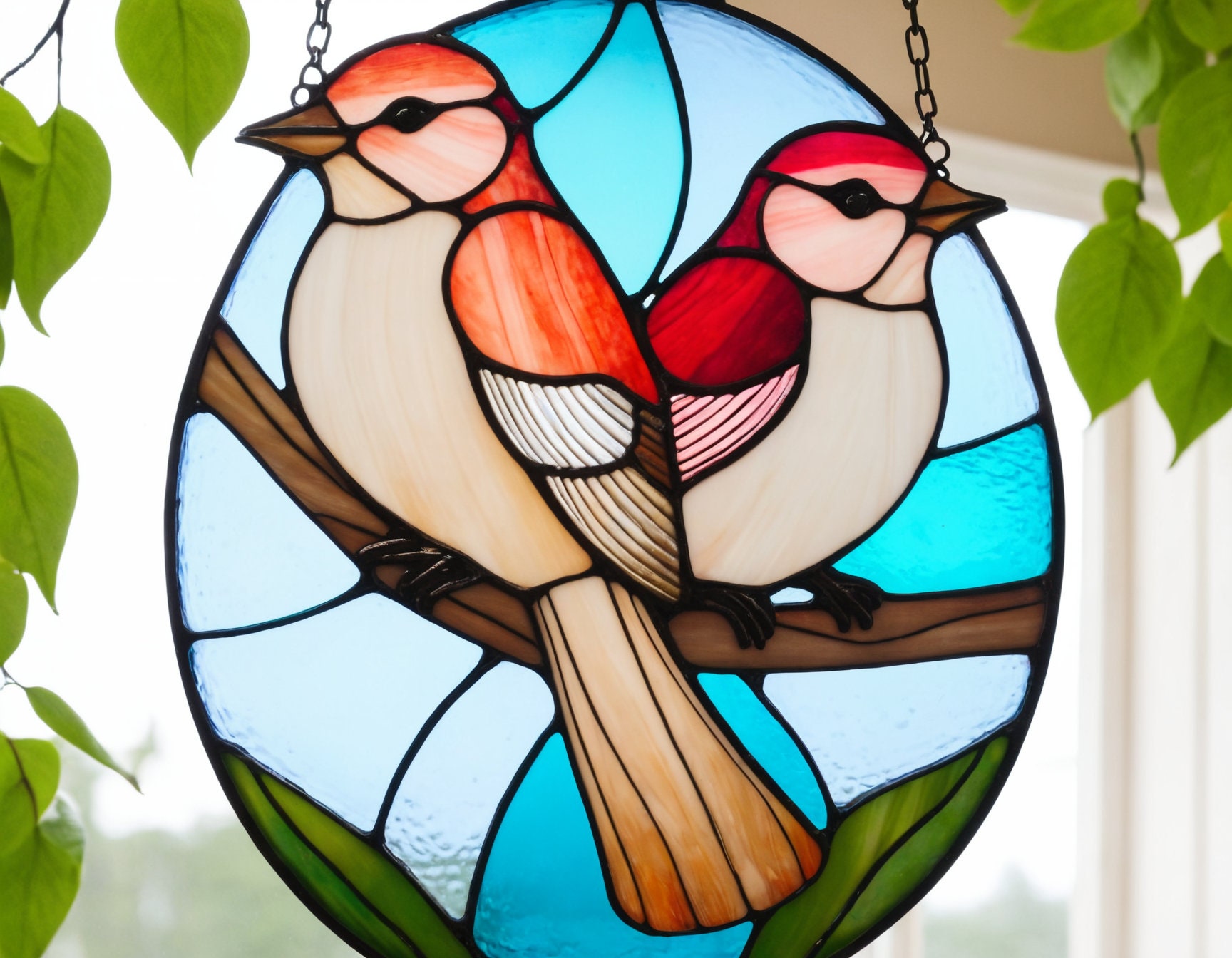 Bird Stained Glass Pattern, Stained Glass Patterns, Digital Download ...