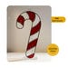 Candy Cane Stained Glass Pattern, Christmas Suncatcher (digital PDF) - Etsy