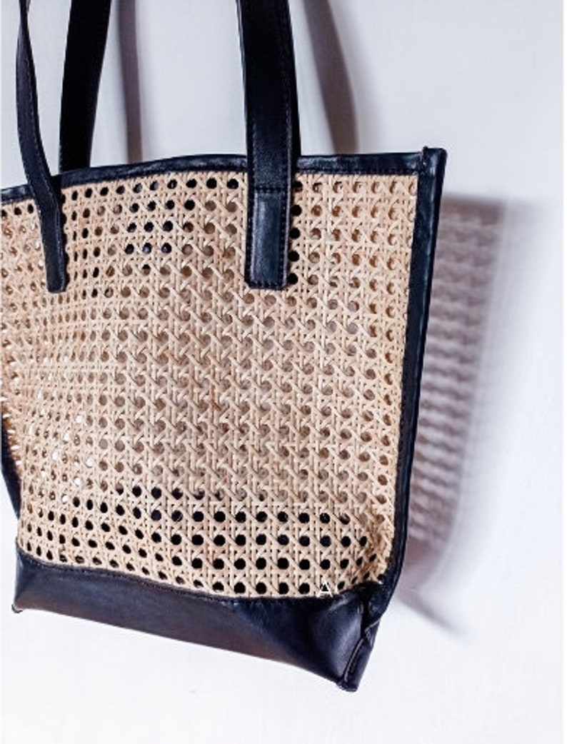 Rattan Tote Bag Bali Summer Bag - Etsy