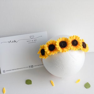 Sunflower Headband - Etsy