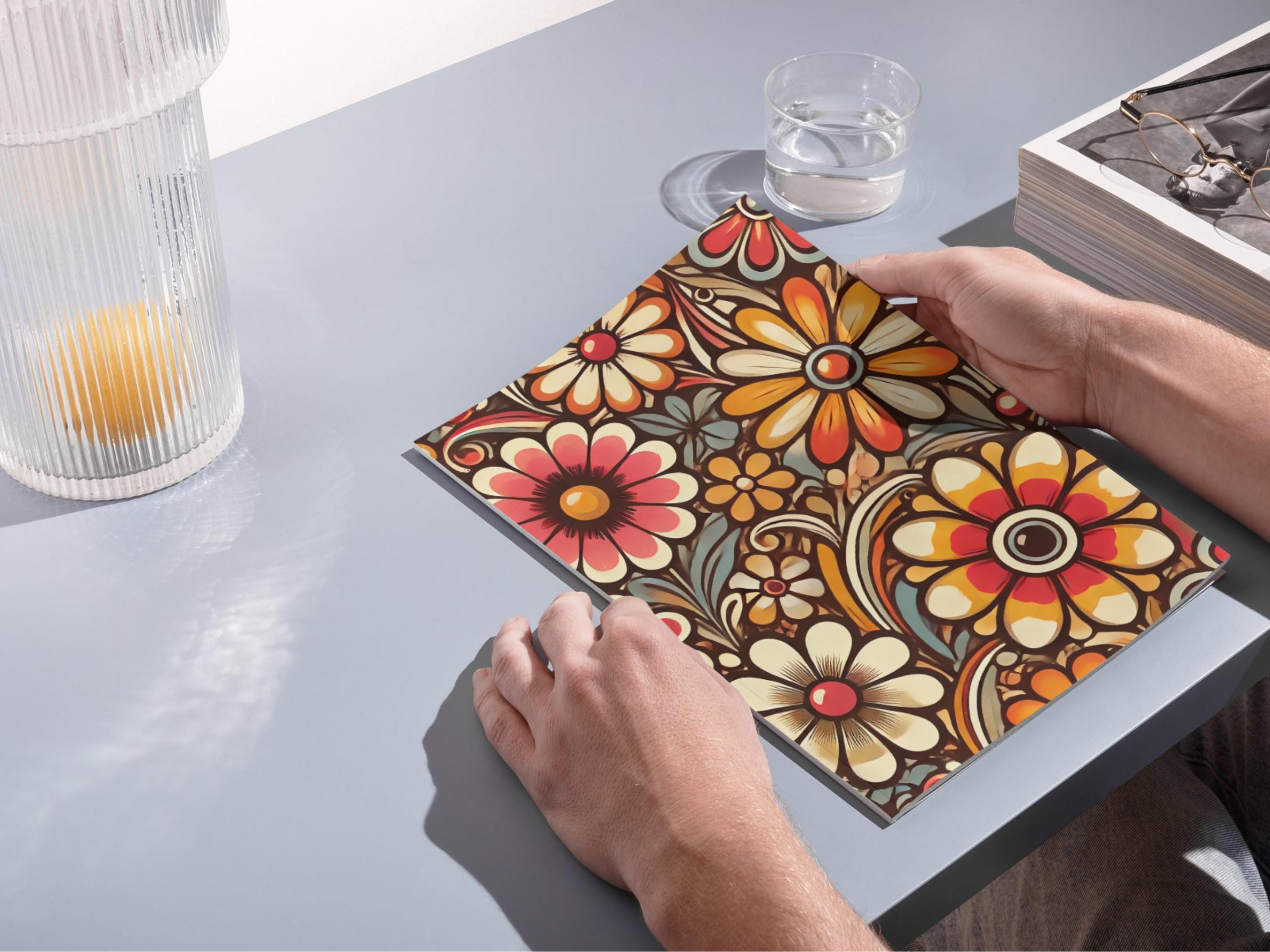 Retro Groovy Flowers – A 70s-inspired Pattern With Bold, Colorful ...