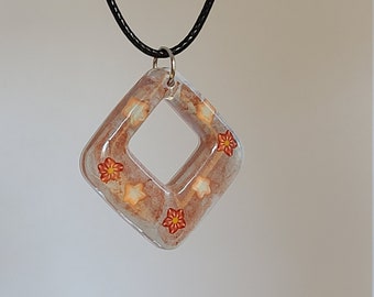 Resin Star Pendant | Etsy